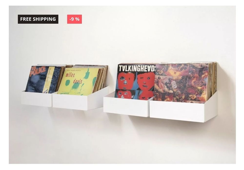 TeeBooks - Vinyl Storage - 4 unidades Lumiar • OLX.pt