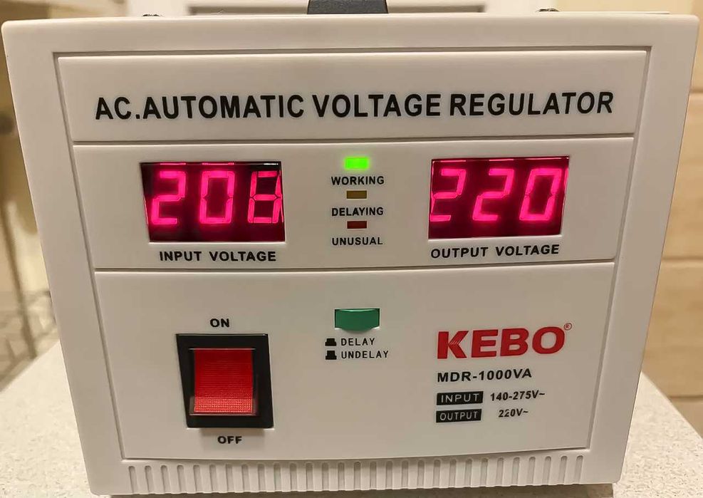 Стабилизатор напряжения MDR-1000VA Kebo на 1кВт 1000Вт: 1 560 грн ...