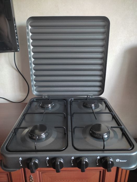 ГАЗОВА ПЛИТА ТАГАНОК 4 конфорки Domotec 6604 під ПРОПАН БУТАН 1 420 грн Плити печі