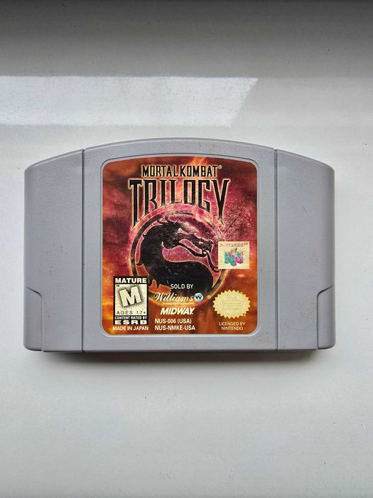 Mortal Kombat Trilogy nintendo 64 oryginał /wersja USA/Canada+przysta ...