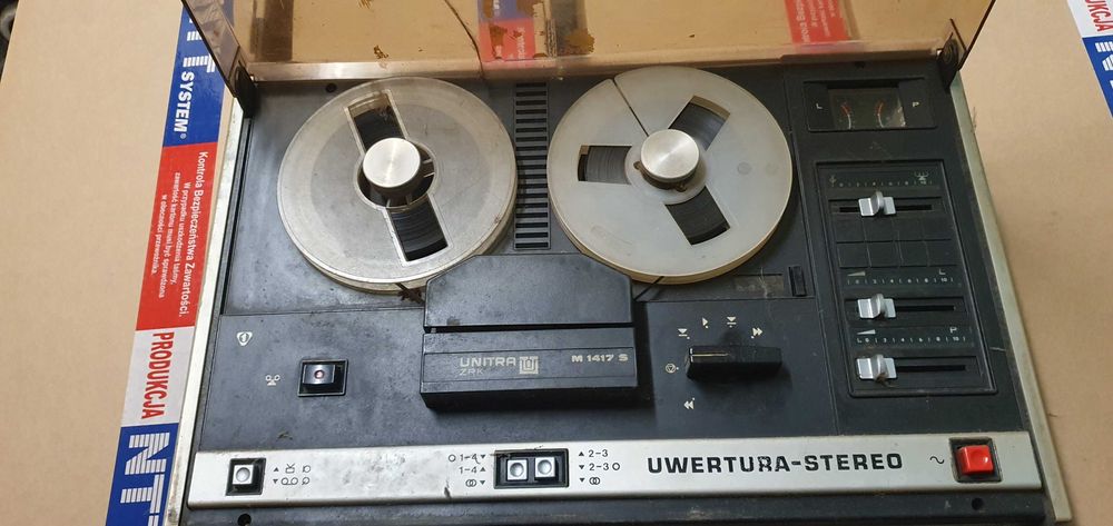 Magnetofon szpulowy Unitra ZRK Uwert Stereo M1417S rezerwacja Tomaszów ...