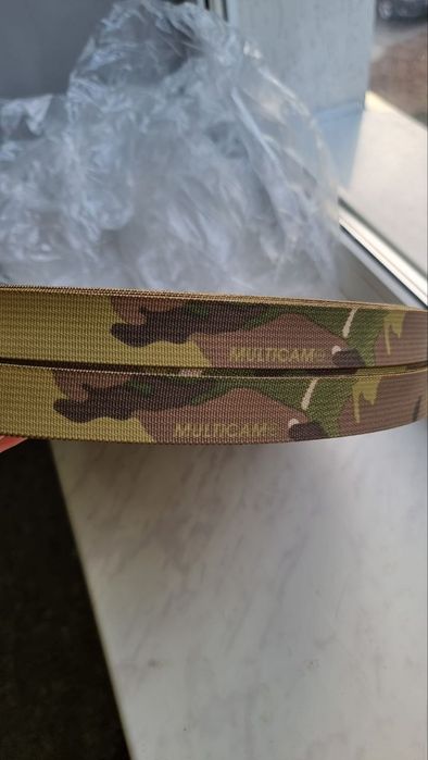 Велкро липучка VELCRO MultiCam, стропа 25 мм MMI, текстильна застібка ...