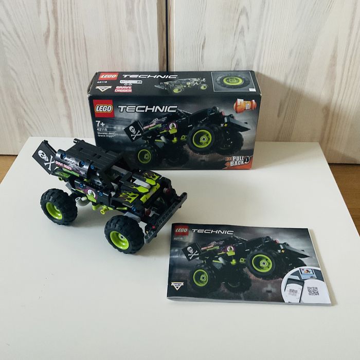 Lego 42118 Technic Monster Jam Grave Digger Hot Wheels Monster Truck ...