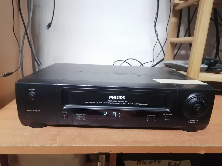 Magnetowid VHS Philips VR 205 Częstochowa Stare Miasto • OLX.pl