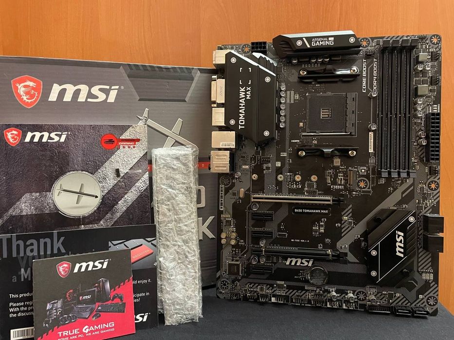 Материнская плата MSI B450 Tomahawk Max: 2 500 грн. - Комплектуючі та ...