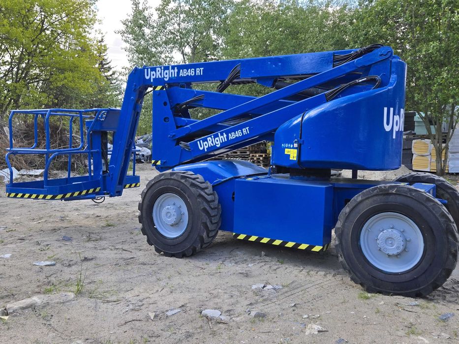 Podnośnik koszowy UpRight AB46 RT zwyżka . Zamiana Minikoparka Koparka ...