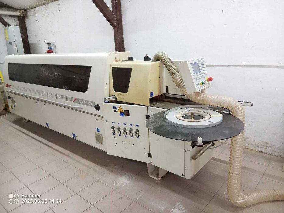 Okleiniarka SCM Olimpic K 203 T ER, wstępne frezy, zarabiania naroży Nowe Miasto nad Wartą • OLX.pl