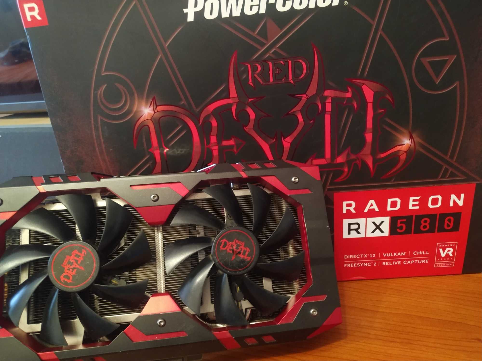 Відеокарта PowerColor AMD Radeon RX 580 8GB GDDR5 Red Devil Б/У: 2 800 ...