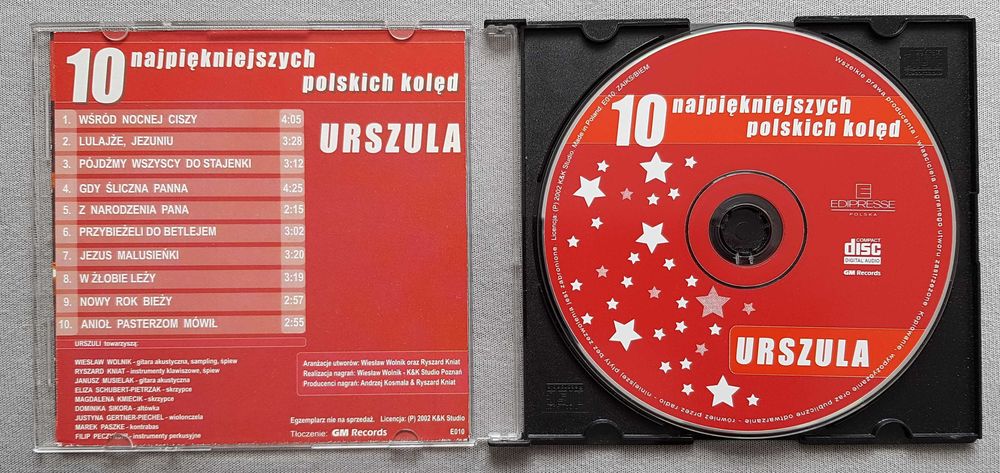 Kolędy Urszula 10 najpiękniejszych Polskich kolęd CD Kępno • OLX.pl