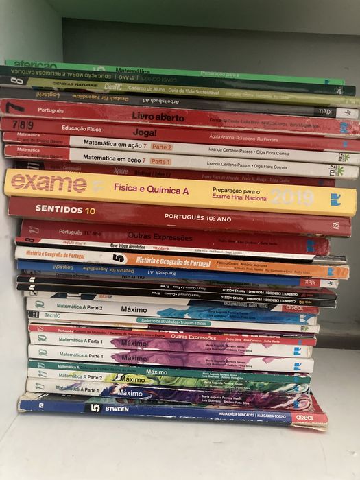 Manuais Escolares Diversos do 5ºano ao 12ºano - Estrela • OLX Portugal