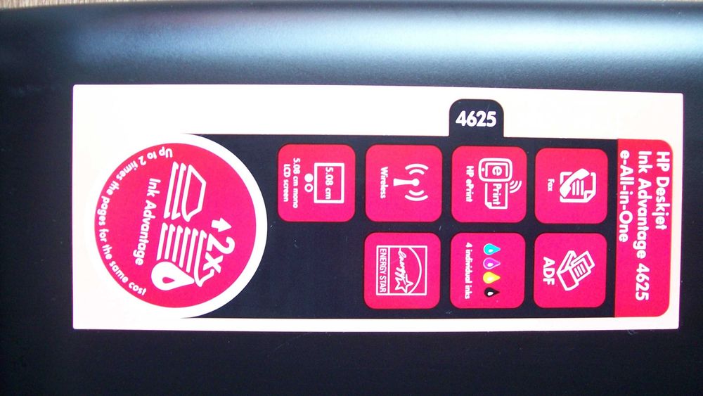 HP Deskjet Ink Advantage e-All-in-One 4625 Drukarka atramentowa 4 w 1 ...