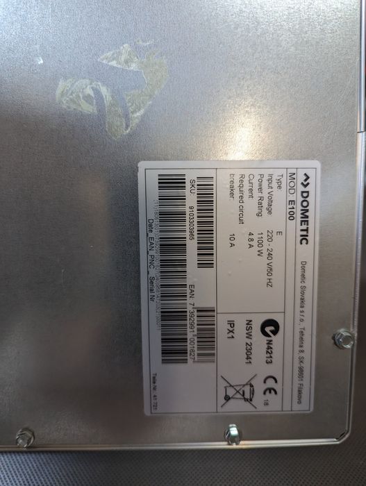 Dometic ORIGO E100 230V - Kamper Vaanzo Ceramiczna płyta kuchenna ...