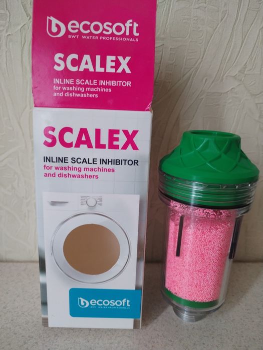 Фільтр від накипу Ecosoft Scalex для пральних та посудомийних машин 270 грн Фільтри для води