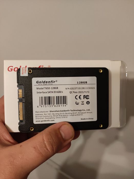 Новий SSD SATA lll 512gb Goldenfir до 500мб/сек: 870 грн ...