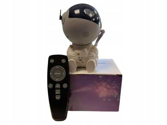 Projektor Gwiazd Astronauta Kosmos Nebula z Pilotem Rzutnik LED USB ...