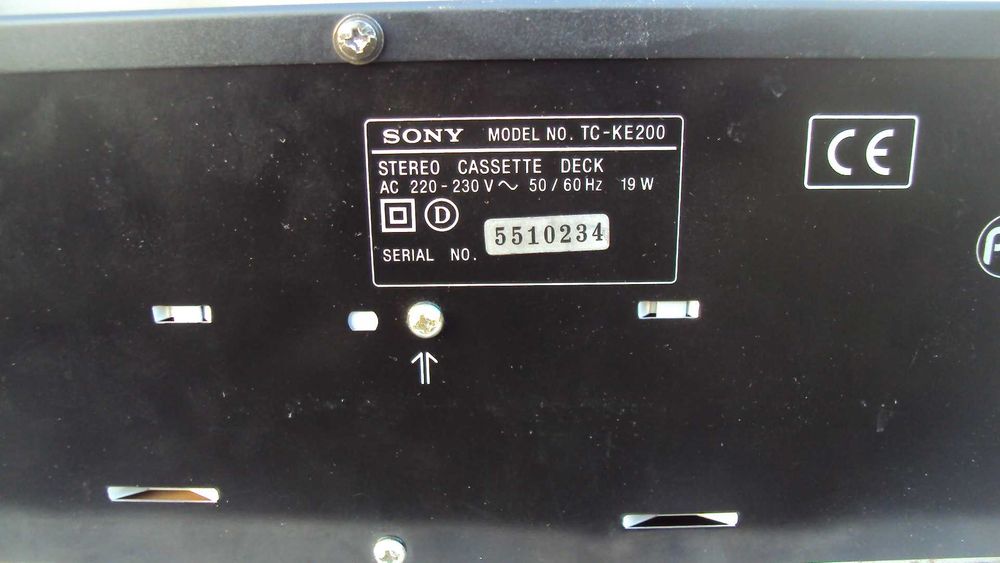 SONY TC-KE200 кассетная дека SONY TC-KE200\дефект: 1 650 грн ...