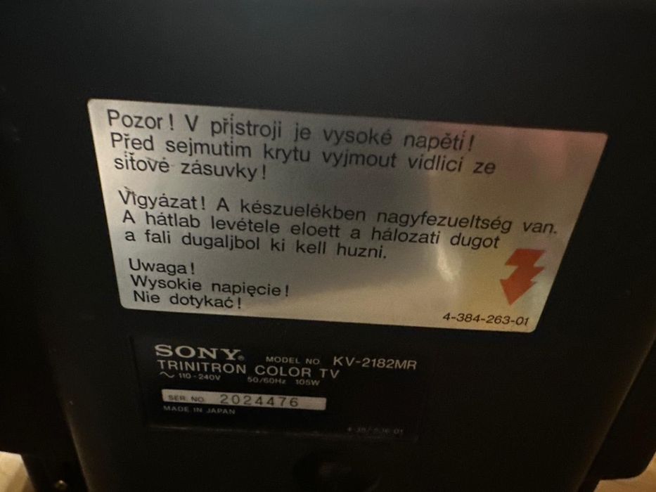 Sony Trinitron Color TV Białystok Centrum • OLX.pl