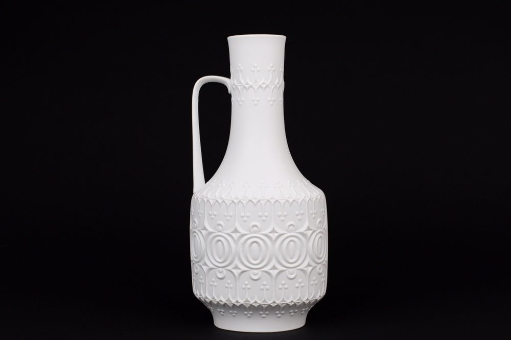 Kaiser wazon porcelanowy biskwit lata 70-te vintage Niemcy Stargard ...