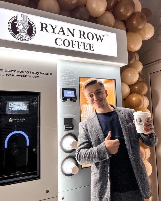 Технологічна кав’ярня самообслуговування від Ryan Row Coffee: 5 850 ...