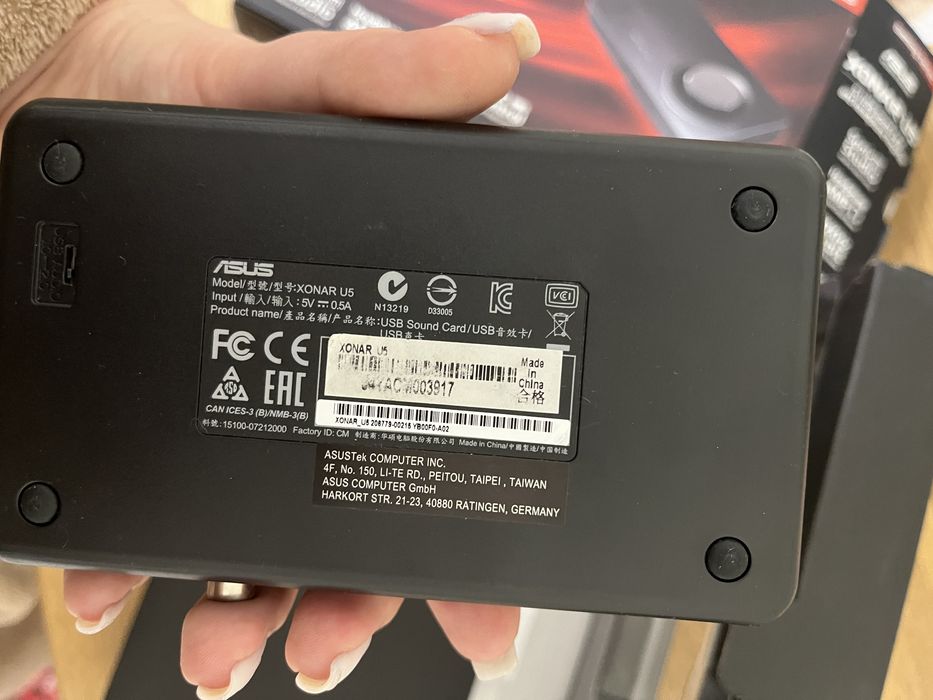 Звукова карта Asus Xonar U5: 900 грн. - Комплектуючі та аксесуари ...