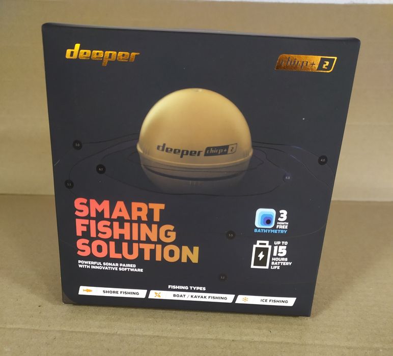 Эхолот Deeper CHIRP+ 2 Wi-Fi+GPS з підсилювачем звязку Wi-Fi Range E ...