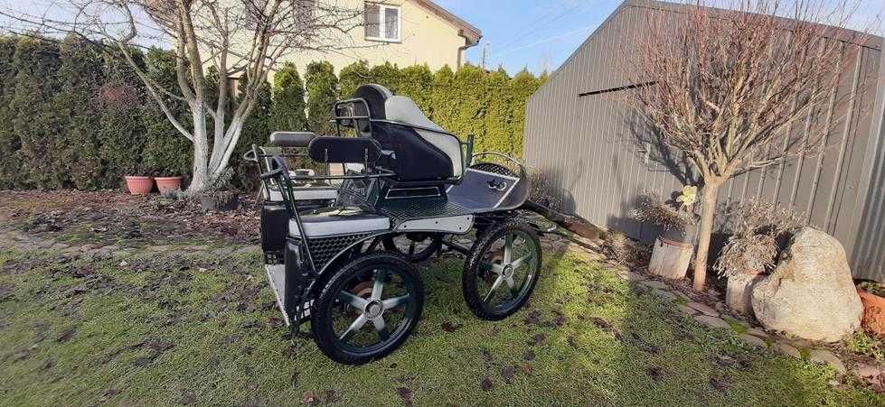 Bryczka konna Wagonetka Maratonka Powóz Singiel - Para! Piaski • OLX.pl