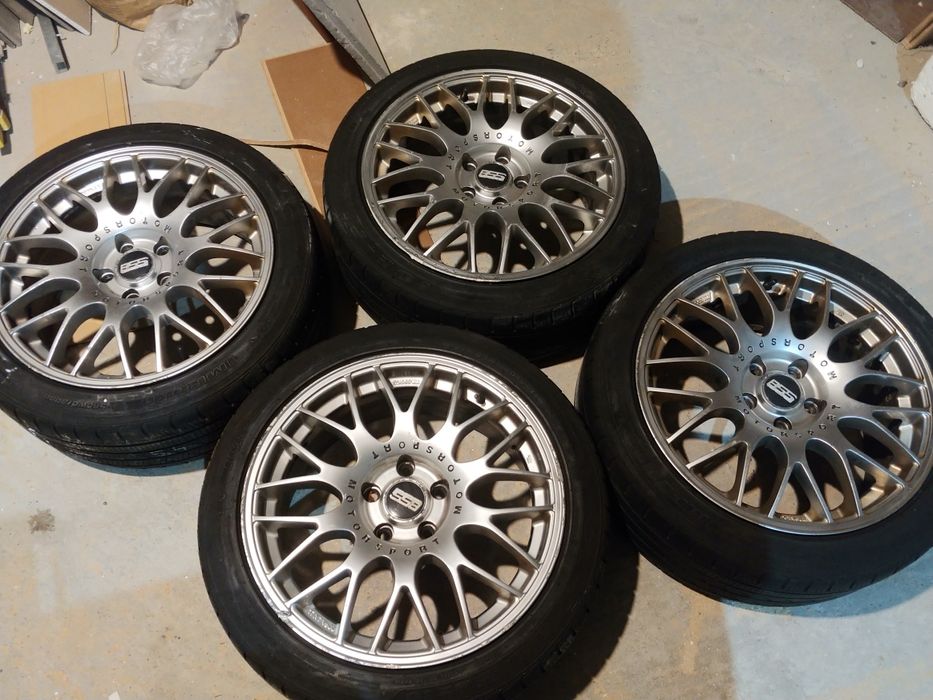 Koła alufelgi BBS Motorsport 17x17.5JJ 215 45 R17 opony zimowe 5x108 Wejherowo • OLX.pl