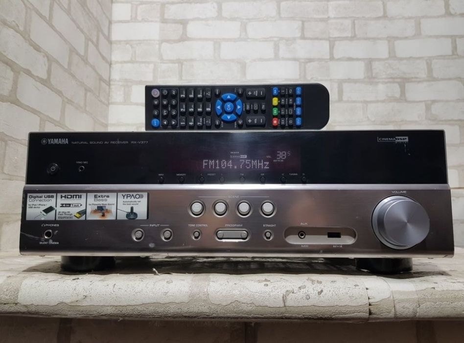 5.1 AV ресивер YAMAHA RX-V377,*5x135 Вт, HDМI: 5 999 грн. - Підсилювачі ...