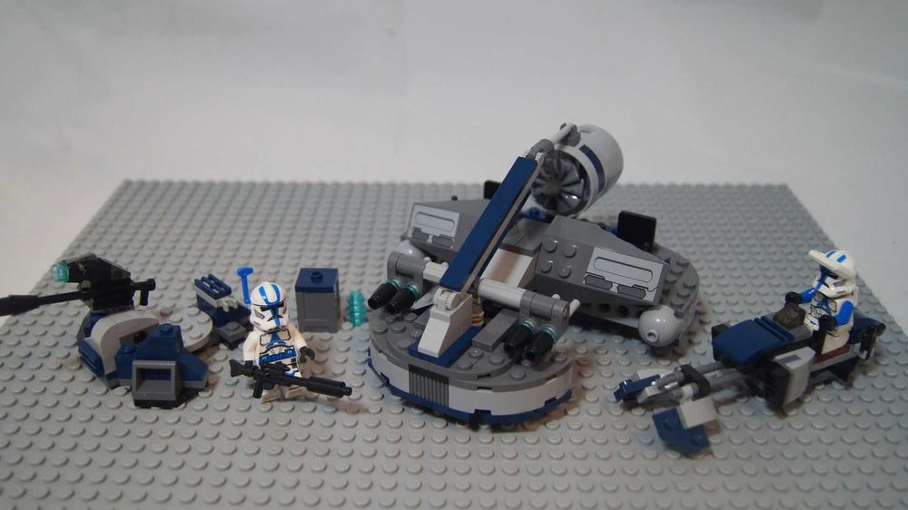 Lego 501 clone Swamp Speeder figurki 501 legion kg działo speeder 8091 ...