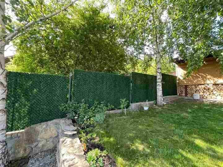 Зелений забор. Рулонний забор.Паркан. Декоративний зелений забор.Забор ...