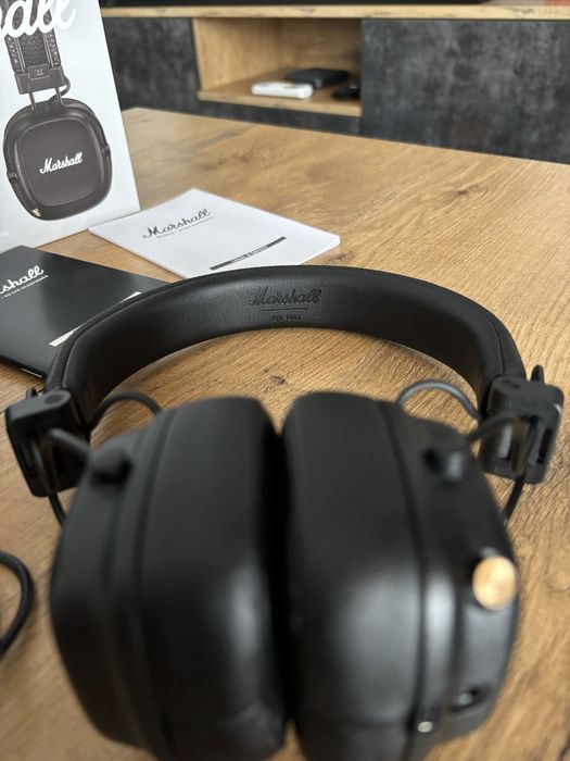 Marshall Major IV bt Nauszne Słuchawki Oryginalne Bluetooth Bezprzew ...