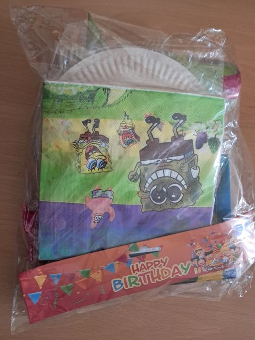 Kit aniversário NOVO BOB Esponja Costa Da Caparica • OLX.pt