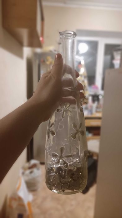 Ваза декоративна скляна з наповнювачем 50 грн Інші товари для дому Дніпро на Olx