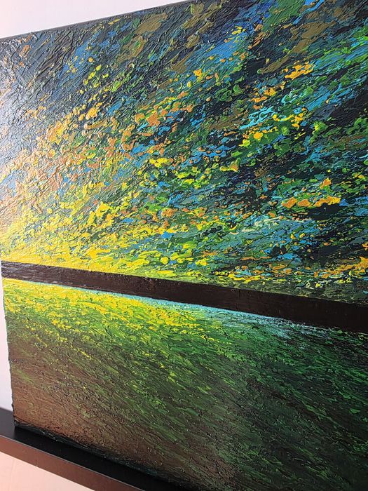 Obraz abstrakcyjny akrylowy Łomianki Dolne • OLX.pl