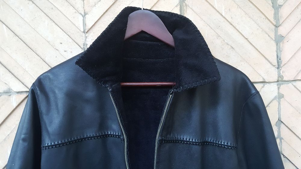 Куртка кожаная Italy, куртка Zara Man , пальто Pierre Carlos, Tribor ...