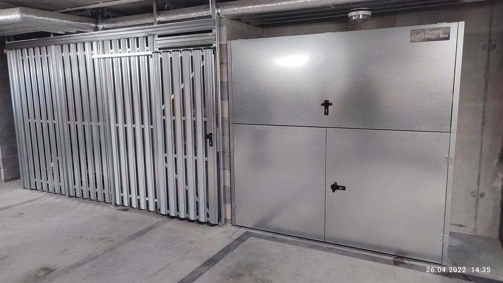 Box na parking, szafa garażowa, zabudowa, piwnica na rower, schowek ...