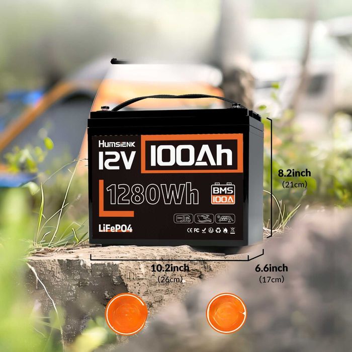 Akumulator LiFePO4 12V 100Ah 1280Wh Do Solar, Łodzi, Kampera Olsztyn ...