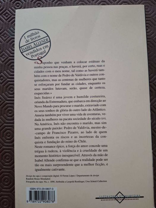 Inés da minha alma, de Isabel Allende Torres Vedras (São Pedro ...