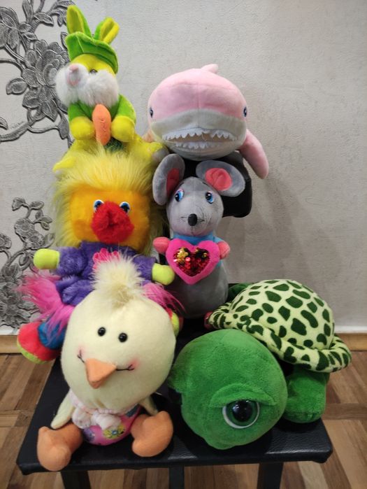 Мякі іграшки Ведмеді кіт їжачок тигр каченя і Ціна від 360 грн 30 грн Мякі тварини