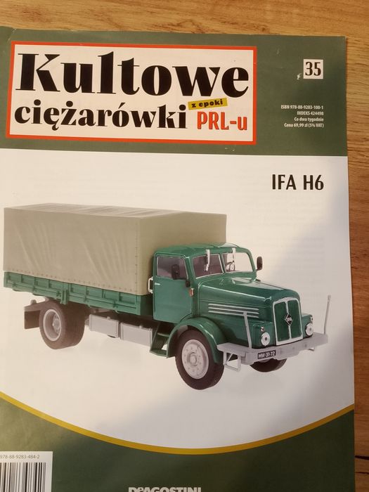 Kultowe ciężarówki prl deagostini IFA H6 nr.35 Wola Morawicka • OLX.pl