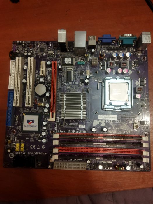 Материнська плата ELITEGROUP (ECS) G31T-M3 V1.0 + проц + ОЗУ: 350 грн. - Комплектуючі та ...