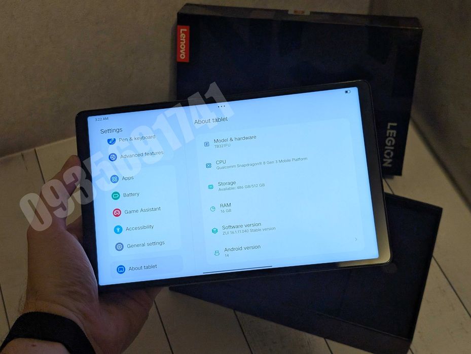 Lenovo Legion y700 2025 16/512 Ігровий планшет 8" 165Hz + ЧОХОЛ!: 24 700 грн. - Планшетні комп ...
