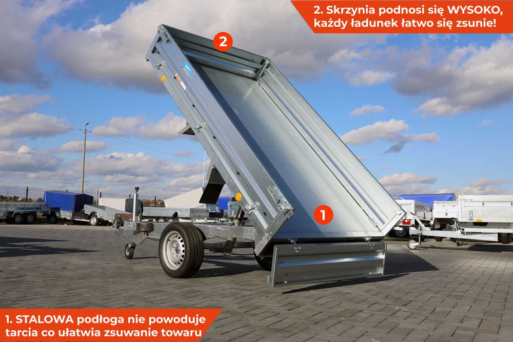 Wywrotka hydrauliczna Neptun KIPPER 256x148x30 1300 kg N13-256 GN269 ...