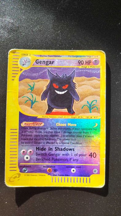 Carta Pokemon - Gengar [Reverse Holo] #13 Pokemon Expedition Arroios ...