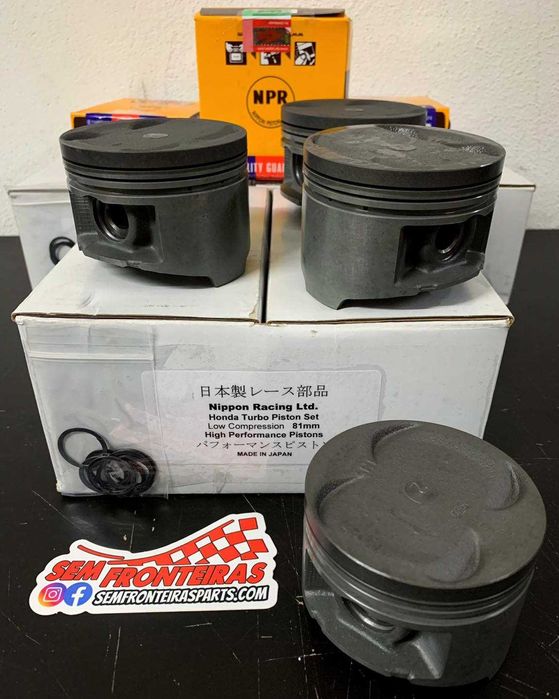 Pistons Nippon Racing Japan Turbo B16/B18 81mm/ 82mm Charneca De ...