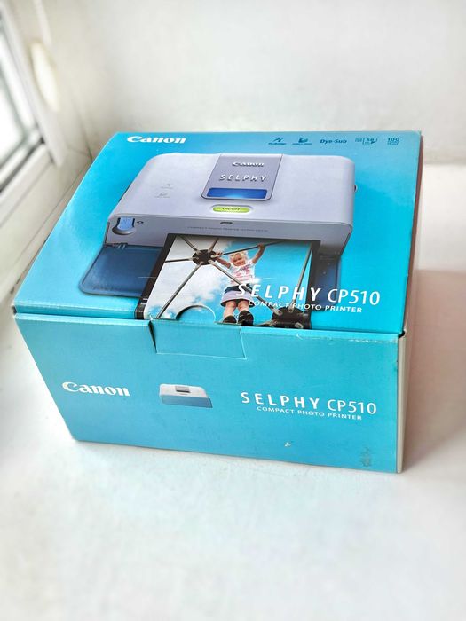 Компактний фотопринтер Canon Selphy CP510: як новий повна комплектація ...