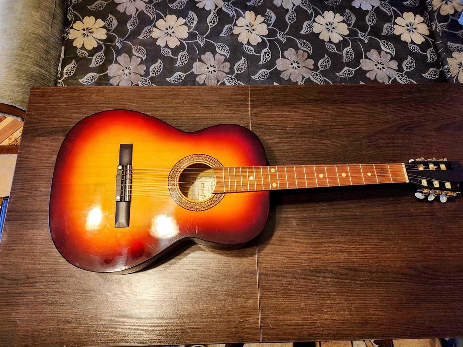 Gitara akustyczna Defil HS-20 + pokrowiec+ stroik+ książka. Ruda Śląska ...