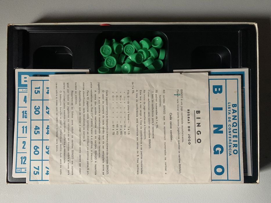 Bingo - Jogo de Tabuleiro Antigo Majora [Completo] Fernão Ferro • OLX ...