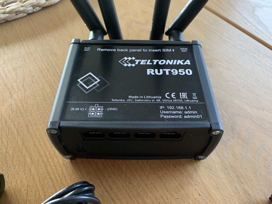 Маршрутизатор Teltonika RUT950 WiFi 2G/3G/4G Router Dual-SIM: 5 600 грн ...