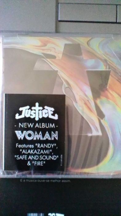 JUSTICE--Woman-CD Novo Selado Foz De Arouce E Casal De Ermio • OLX Portugal